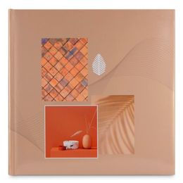 Hama Jumbo-Album “Singo II“, 30x30 cm, 100 weiße Seiten, Terracotta