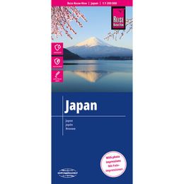Reise Know-How Landkarte Japan (1:1.200.000), Karte (im Sinne von Landkarte)
