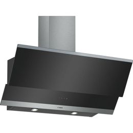 Serie 2 DWK095G60 Wandesse, 90 cm, Klarglas schwarz bedruckt - Bosch