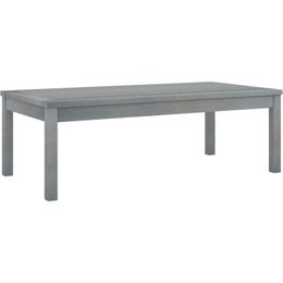 Bonnevie - Couchtische Kaffeetisch 100x50x33 cm Grau Massivholz Akazie vidaXL