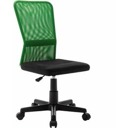 Bonnevie - Bürostuhl,Schreibtischstuhl Schwarz und Grün 44x52x100 cm Netzgewebe vidaXL