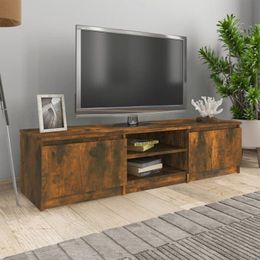 Bonnevie - TV-Schrank,TV-Möbel Räuchereiche 140x40x35,5 cm Holzwerkstoff vidaXL