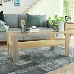 Bonnevie - Couchtische Kaffeetisch Holzwerkstoff 100x59x42 cm Eiche vidaXL