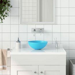Bonnevie - Waschbecken,Handwaschbecken Keramik Hellgrün Rund vidaXL