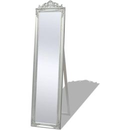 Standspiegel im Barock-Stil 160x40 cm Silbern vidaXL175034