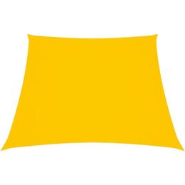 Sonnensegel，Sonnenschutzsegel Oxford-Gewebe Trapezförmig 2/4x3 m Gelb vidaXL