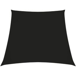 Sonnensegel,Sonnenschutzsegel Oxford-Gewebe Trapezförmig 3/5x4 m Schwarz vidaXL