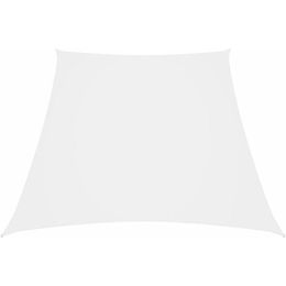 Bonnevie - Sonnensegel,Sonnenschutzsegel Oxford-Gewebe Trapezförmig 2/4x3 m Weiß vidaXL