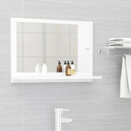 Badspiegel,Wandspiegel Weiß 60x10,5x37 cm Holzwerkstoff vidaXL
