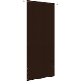 Bonnevie - Balkon-Sichtschutz,Balkonverkleidung Braun 100x240 cm Oxford-Gewebe vidaXL