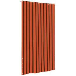 Balkon-Sichtschutz,Balkonverkleidung Orange und Braun 140x240 cm Oxford-Gewebe vidaXL