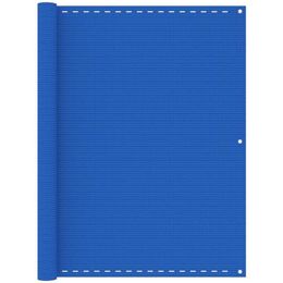 Vidaxl - Balkon-Sichtschutz Blau 120x500 cm hdpe Blau