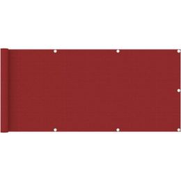 Bonnevie - Balkon-Sichtschutz,Balkonverkleidung Rot 75x400 cm hdpe vidaXL