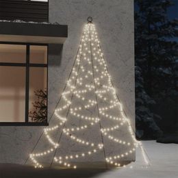 LED-Wandbaum mit Metallhaken 260 led Warmweiß 3m Indoor Outdoor vidaXL572913