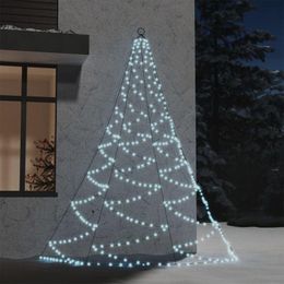 LED-Wandbaum mit Metallhaken 260 LED Kaltweiß 3m Indoor Outdoor vidaXL607655