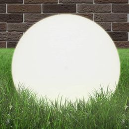 LED-Gartenleuchte Kugelförmig 50 cm pmma Vidaxl Weiß