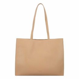 Patrizia Pepe New Shopping Shopper Tasche Leder 37.5 cm pompei beige