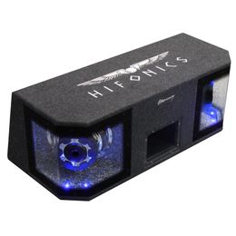 HIFONICS Dual-Bandpass MR-8DUAL High Performance Bandpass umschaltbare LED Beleuchtung 600 Watt RMS