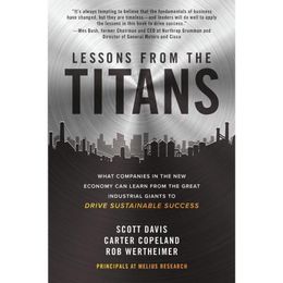 Lessons from the Titans: What Companies in the New Economy Can Learn from the Great Industrial Giants to Drive Sustainable Success - Carter Copeland, Rob Wertheimer, Scott Davis, Gebunden