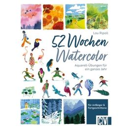 Christophorus 52 Wochen Watercolor - Lou Ripoll, Gebunden