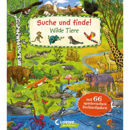 Loewe Verlag Suche und finde! - Wilde Tiere, Pappband