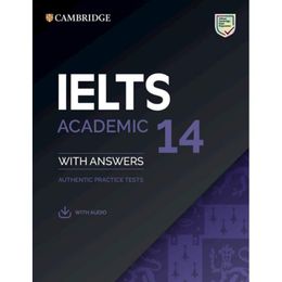 IELTS 14 Academic - Student's Book with answers with downloadable Audio, Kartoniert (TB)