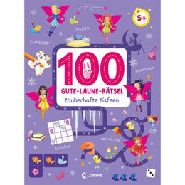 Loewe Verlag 100 Gute-Laune-Rätsel - Zauberhafte Eisfeen, Kartoniert (TB)