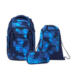 Satch Schulranzen Schulrucksack-Set MATCH + Mäppchen + Sportbeutel (Schulrucksack