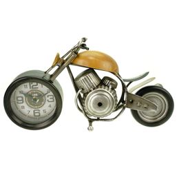 formano Uhr Tischuhr Motorrad Shopper Bike 34 cm aus Metall formano Uhr