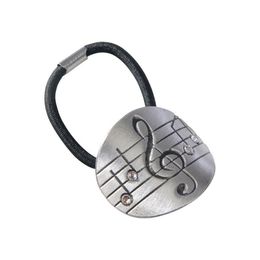 mugesh Haargummi Haarband Violinschlüssel / Notenschlüssel mit Swarovski-Steinen
