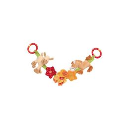 Sigikid Kinderwagenkette Kinderwagenspielzeug Wagenkette bunte Tiere PlayQ (1-tlg)