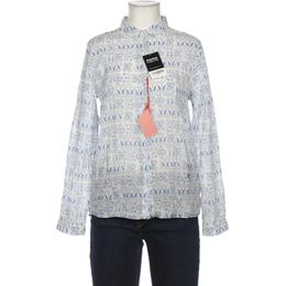 EMILY VAN DEN BERGH Damen Bluse, blau, Gr. 36