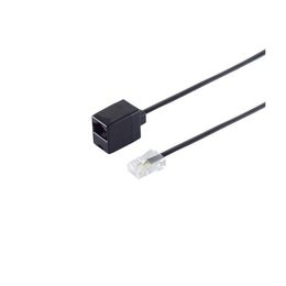 S/CONN maximum connectivity® Western-Stecker 8/4 auf Western-Kupplung 8/4 Telefonkabel