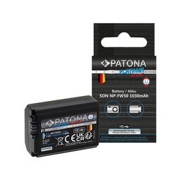 Patona Akku für Sony NP-FW50 mit USB C Input Kamera-Akku Ersatzakku Akku 1030 mAh (7