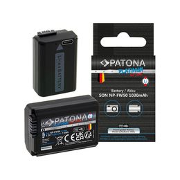 Patona 2x Akku für Sony NP-FW50 mit USB C Input Kamera-Akku Ersatzakku Akku 1030 mAh (7