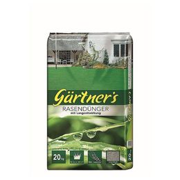 Gärtner's Rasendünger Rasenlangzeitdünger mit LZW 20 kg kompaktiert