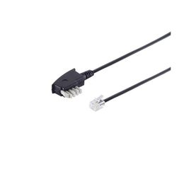 S/CONN maximum connectivity® TAE N-Stecker auf TAE N-Kupplung Telefonkabel
