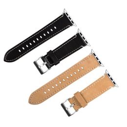 CoverKingz Smartwatch-Armband Leder Armband für Apple Watch 49/45/44/42mm Retro Serie