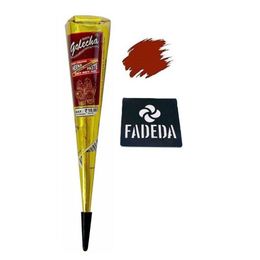 FADEDA Schmuck-Tattoo 1x FADEDA Natural Henna Paste Cones Kegel (Natur-Braun)