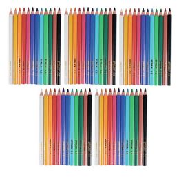 Stylex Schreibwaren Buntstift 60 dicke Jumbo Dreikant-Buntstifte / 12 verschiedene Farben