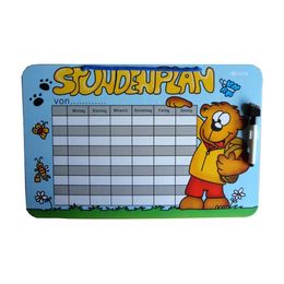 Rheita Pinnwand Whiteboard Stundenplan abwischbar mit Folienstift