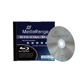 MediaRange CD-Rohling 10 MediaRange Bluray Rohlinge BD-R 50GB 6x Jewelcase