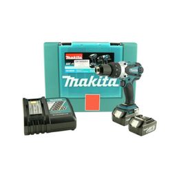 Makita Schlagbohrmaschine BHP 458 RFE 18 V 91 Nm + 2x Akku 3