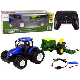 LEAN Toys Spielzeug-Traktor Traktor Spielzeug Landmaschine Landwirtschaftsfahreug Spielwaren