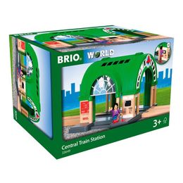 Brio® Spielzeugeisenbahn-Gebäude World Gebäude Neuer Hauptbahnhof mit Ticketautomat 2 Teile 33649