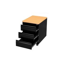 Steelboxx Rollcontainer Bürocontainer 3 Schubladen 62x46x59cm abschließbar