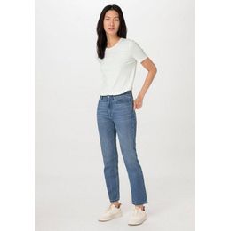 hessnatur 5-Pocket-Jeans BEA High Rise Straight Cropped aus Bio-Denim (1-tlg)