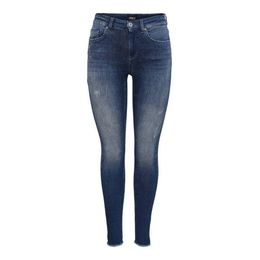 Only Skinny-fit-Jeans ONLBLUSH LIFE MID SK ANK RAW REA811