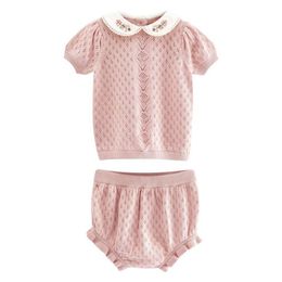 next T-Shirt & Shorts 2-teiliges Baby-Strickset (2-tlg)