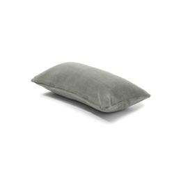 CelinaTex Dekokissen Xanio Deko Kissen Zierkissen Kopfkissen Sofa Fleece 48x74cm silber